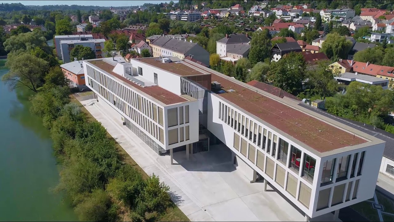 FH OÖ Campus Steyr Luftaufnahmen 2019 - YouTube