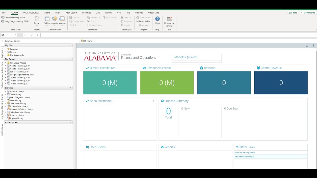 Axiom Excel Client Reports - YouTube