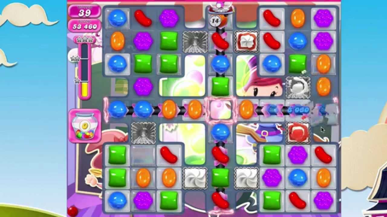 Candy Crush Saga Level 1096 No Booster - YouTube