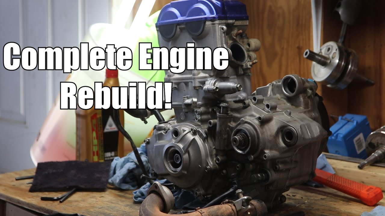 Rebuilding the 2021 YZ250F Dirt Bike Engine (Bottom and Top End) - YouTube