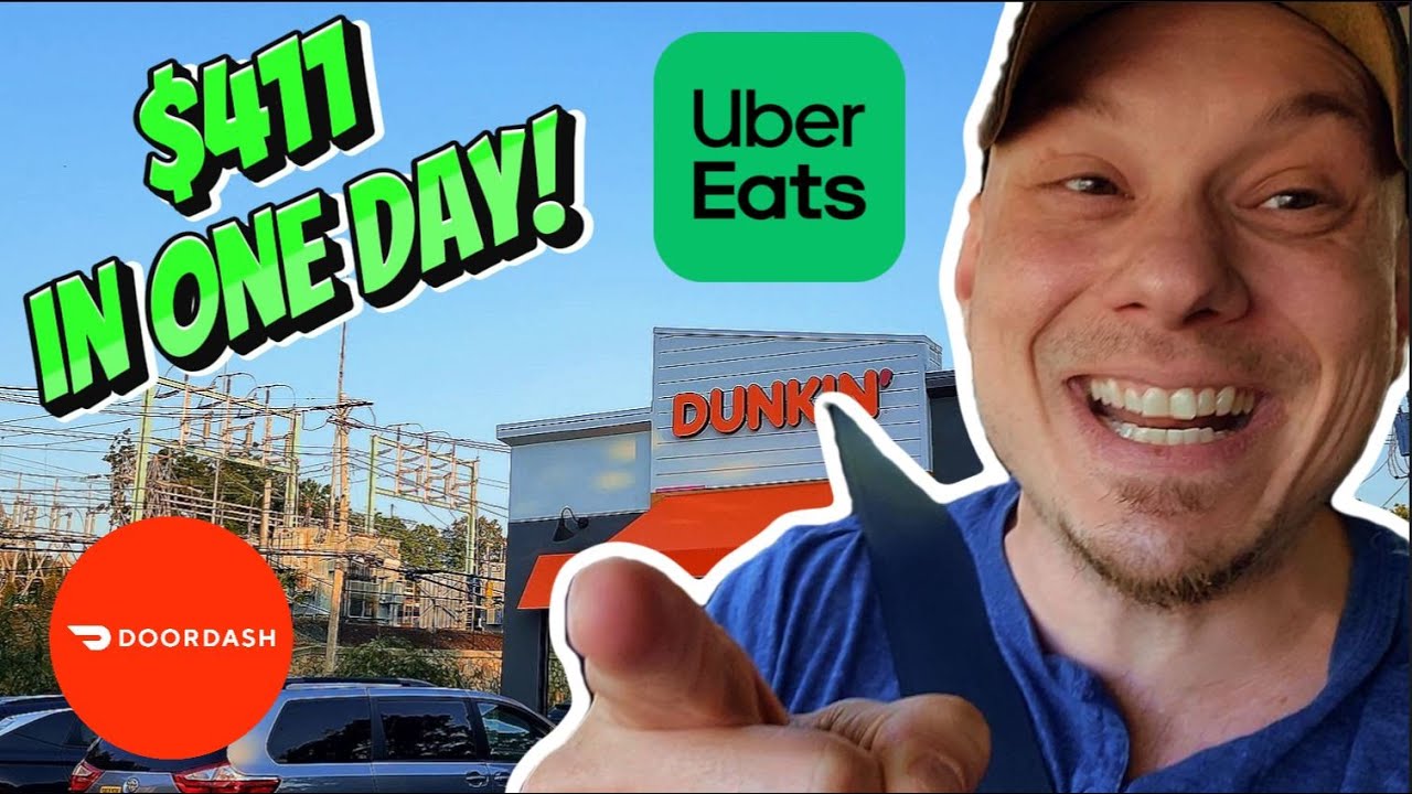 Doordash Driver Makes $411 in a single day - YouTube