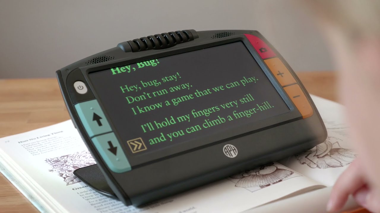 Juno Portable Magnifier with OCR - YouTube