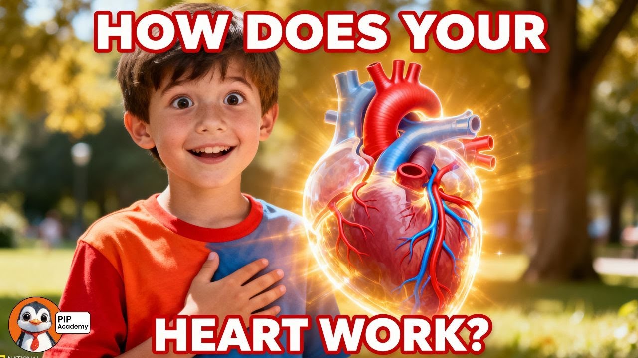 How the Human Heart Works! Biology Fun Facts for Kids! - YouTube