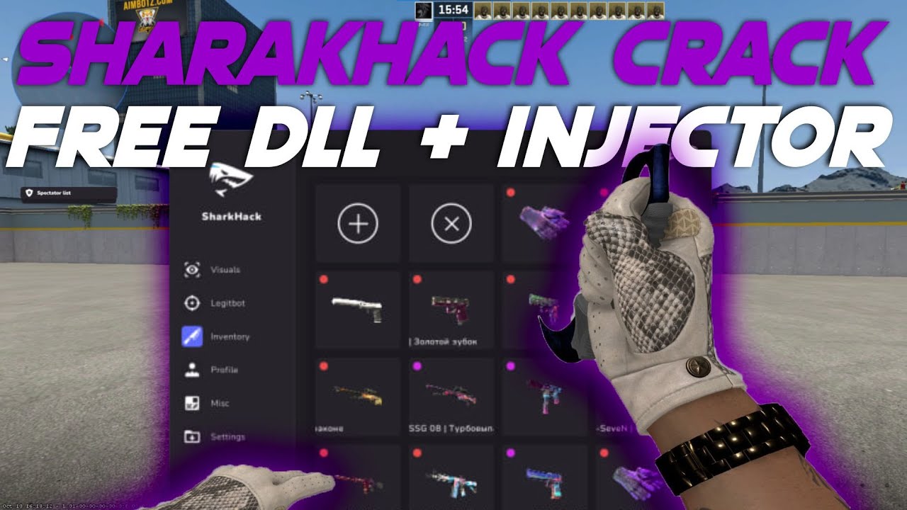 New Cheat Crack (Sharkhack) | Free DLL + INJECTOR - YouTube