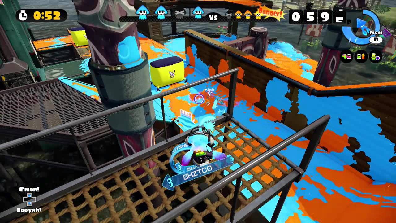 Splatoon - Turf War #3 - Jet Squelcher (custom) - YouTube