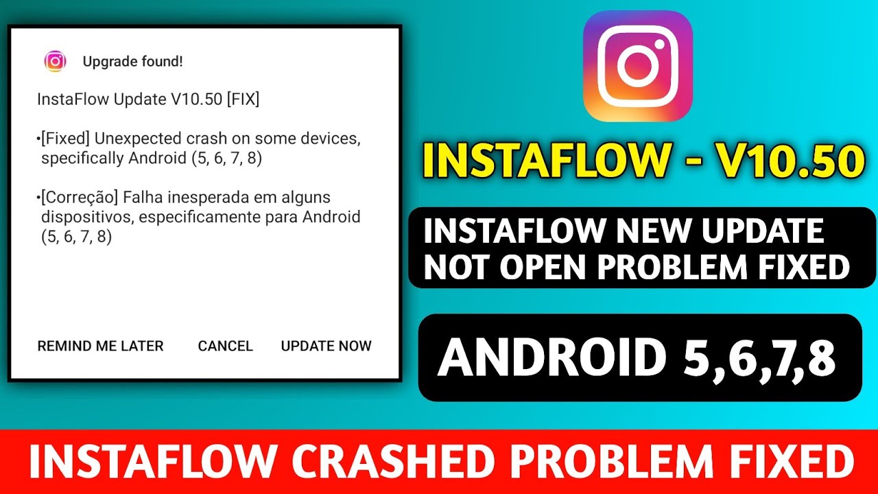 InstaFlow v10.50 - Update || InstaFlow Crash problem Fixed || Instaflow ...