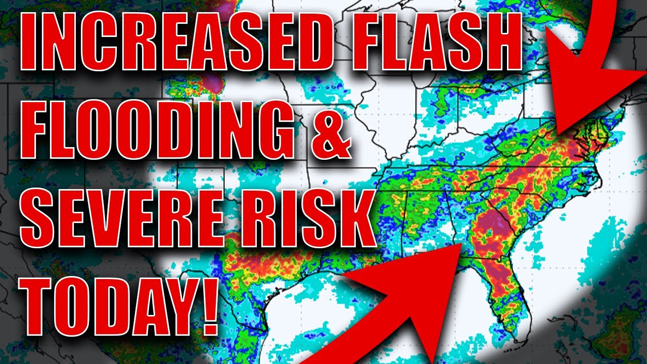 Flash Flooding Risk Has Increased! Severe Storms Will Impacts Many ...