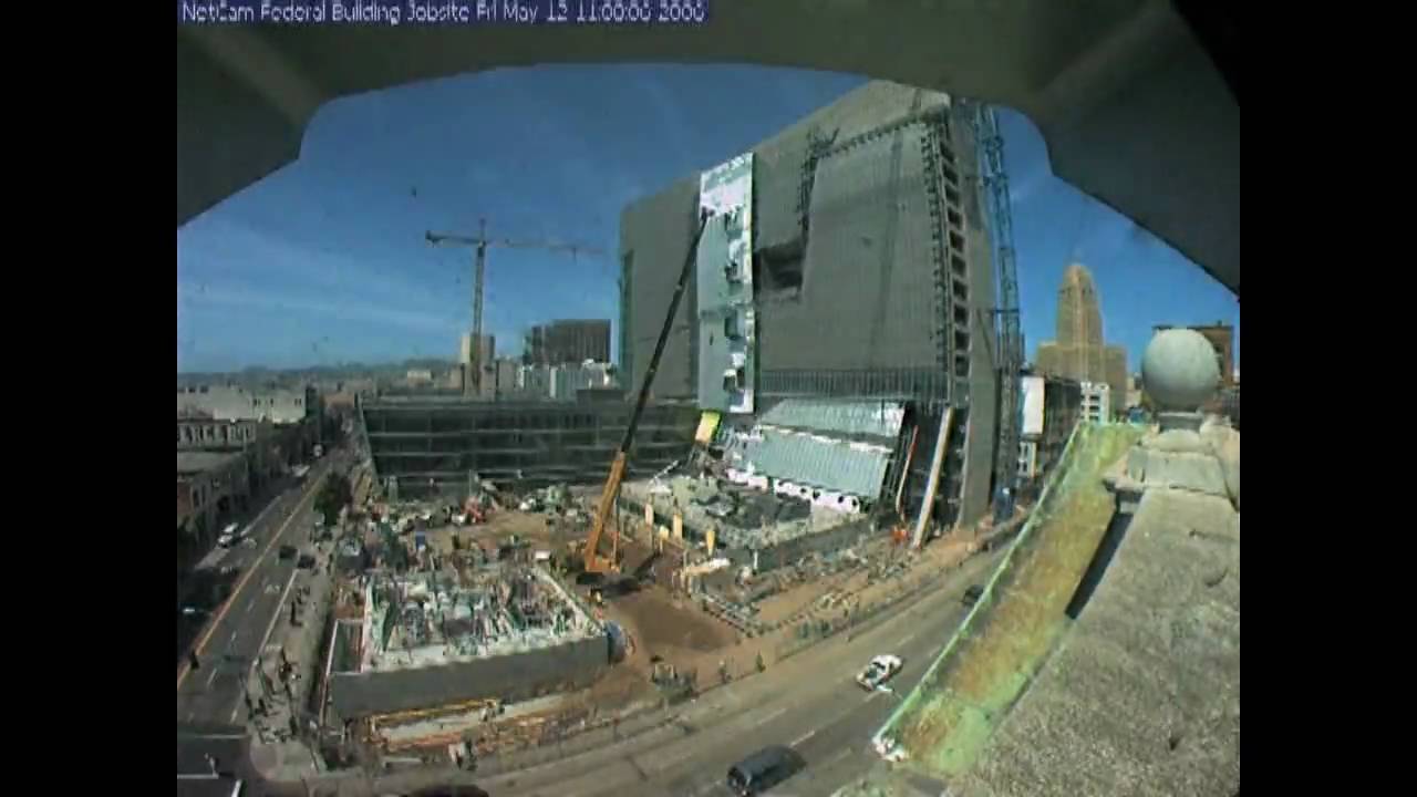 Construction of the new San Francisco Federal Building (TIME LAPSE ...