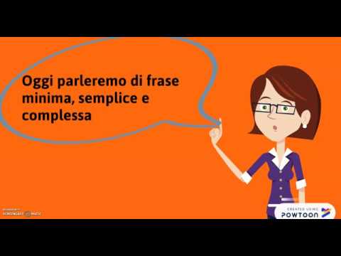 Frase minima, semplice e complessa - YouTube