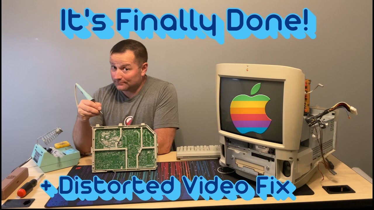Repairing Blurred Video and Finishing the Molar Mac Restore - YouTube