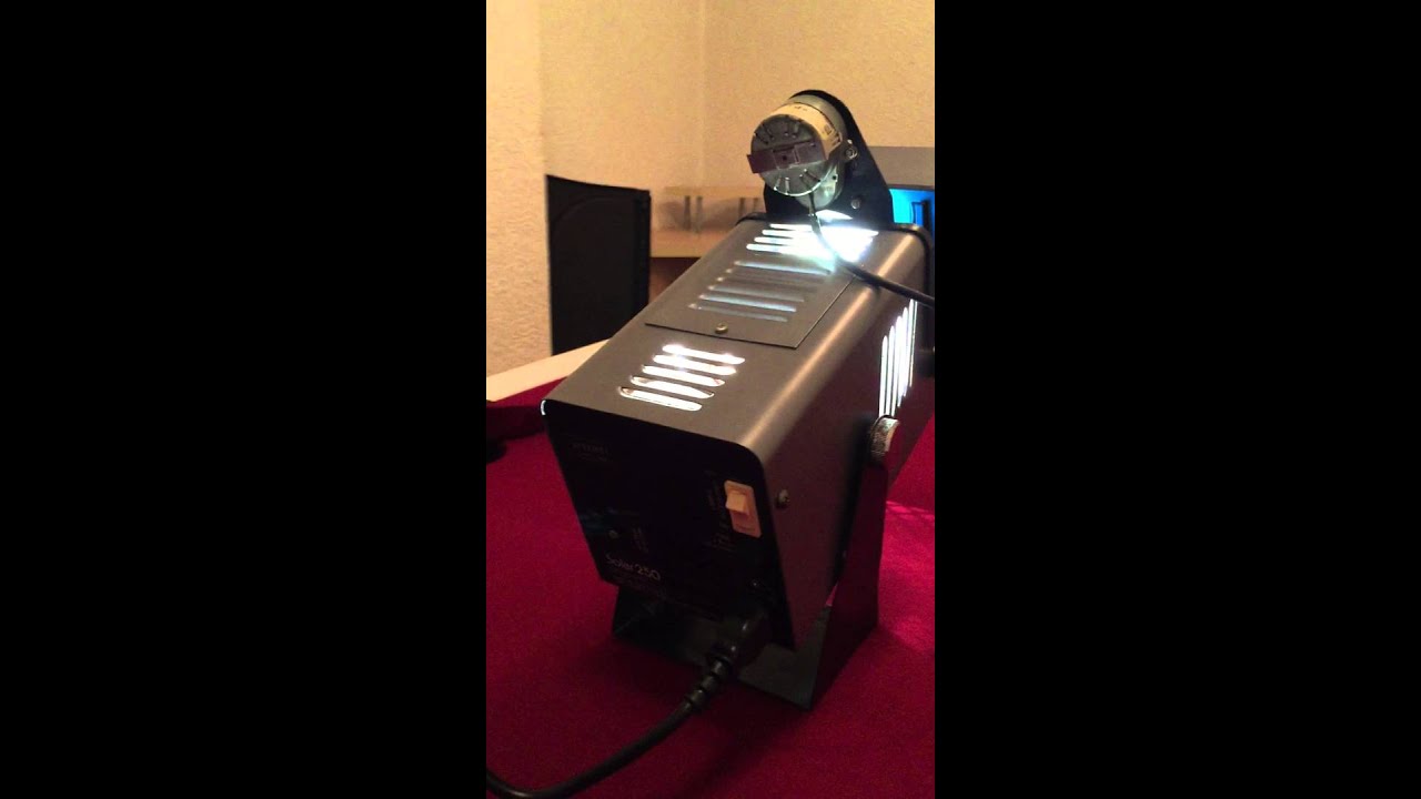 Optikinetics solar 250 working - YouTube