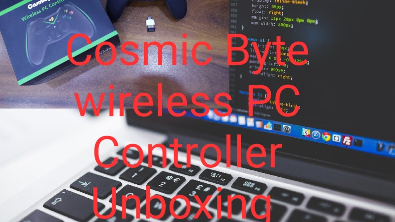 COSMIC BYTE WIRELESS PC CONTROLLER UNBOXING - YouTube