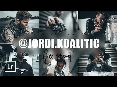 How to Create Black Preset like @JORDI.KOALITIC — Professional Lightroom Preset | Free DNG
