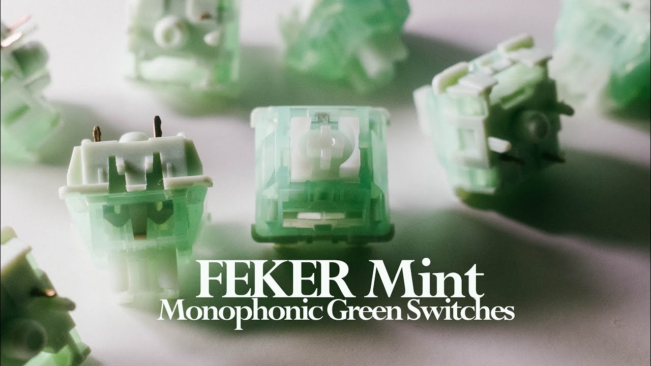 HALF Silenced Switch | FEKER Mint Review and Sound Test - YouTube