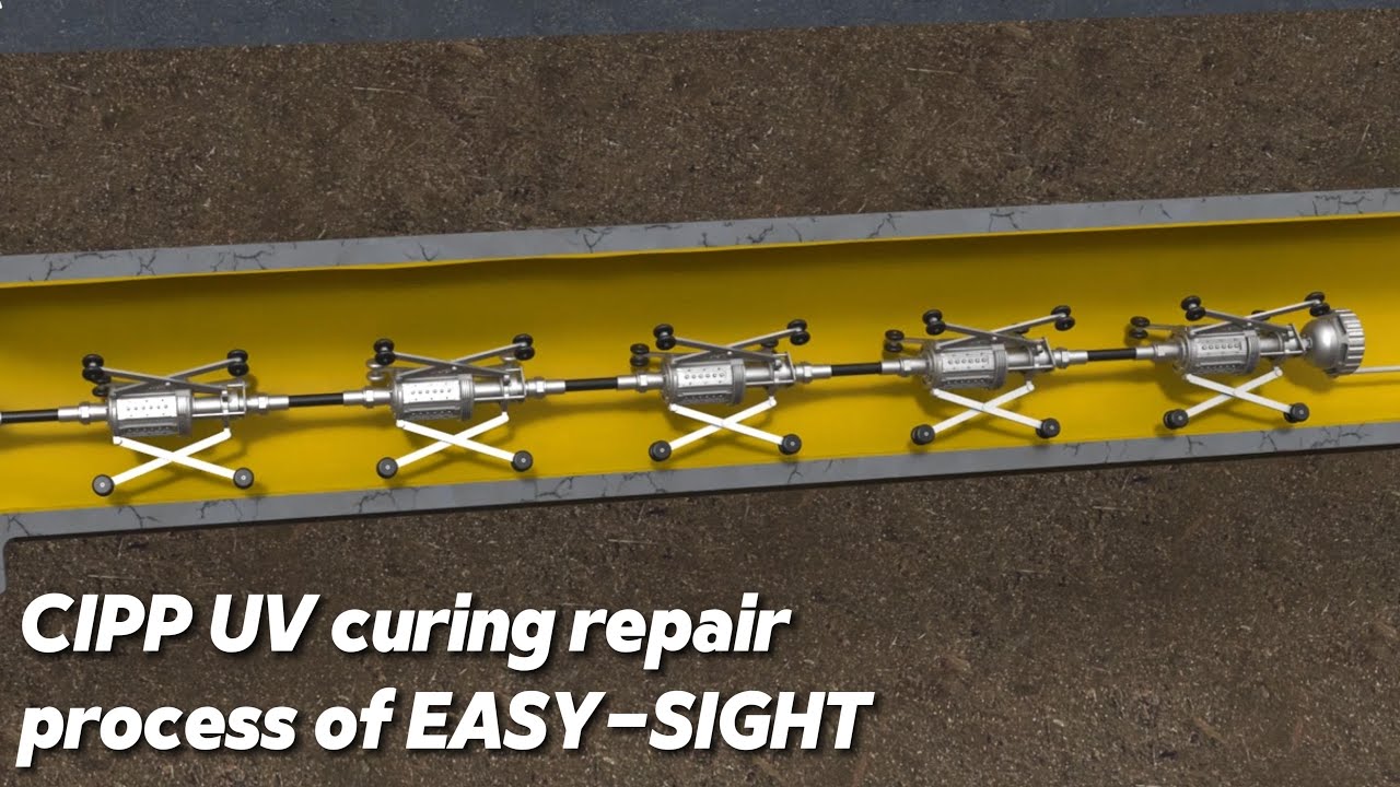 EASY-SIGHT UV CIPP Repair: Rapid, No-Dig Pipeline Restoration - YouTube