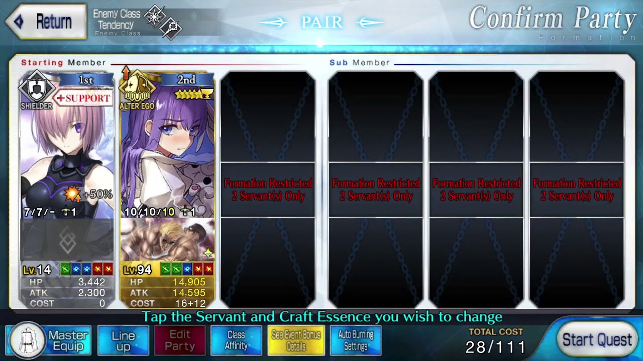 2v2- Mash and Meltlilith vs MHXX and Babbage- Samba Christmas Event FGO ...