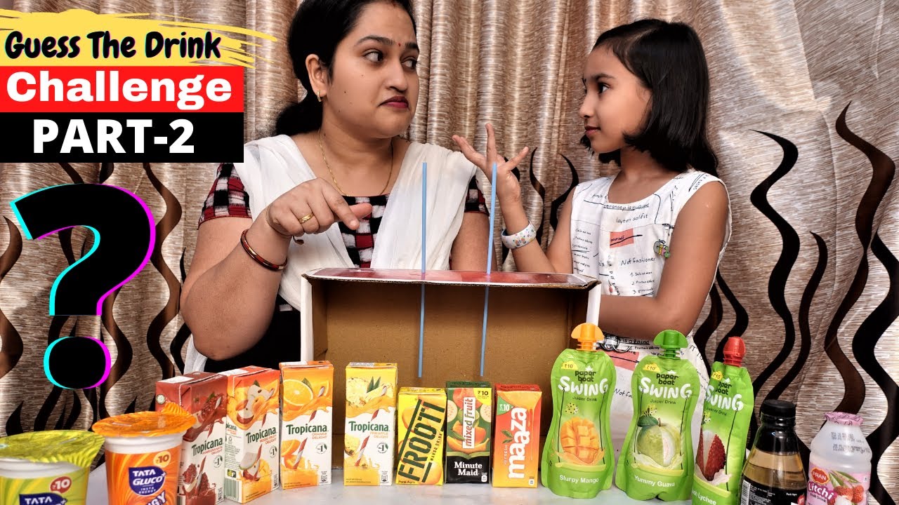 Guess the Drink Challenge game / PART 2 | #LearnWithPari - YouTube