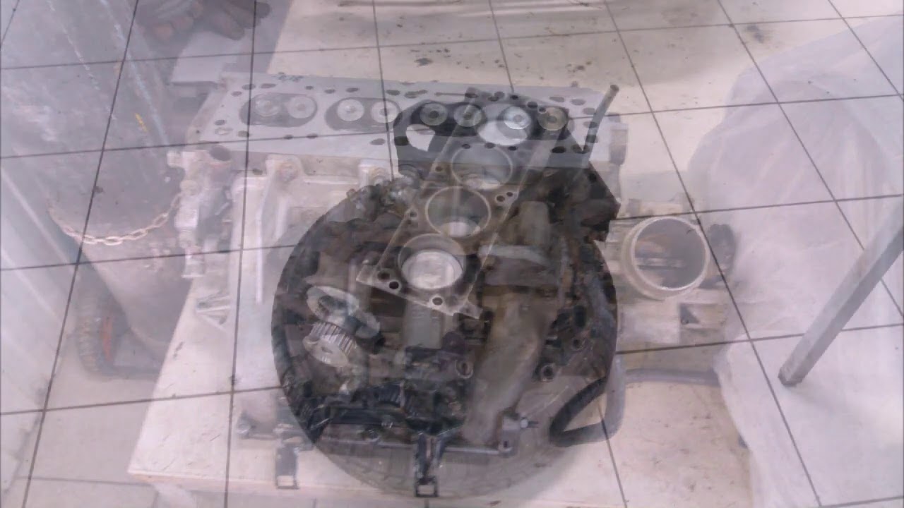 Опель Тигра X14XE капитальный ремонт двигателя - YouTube