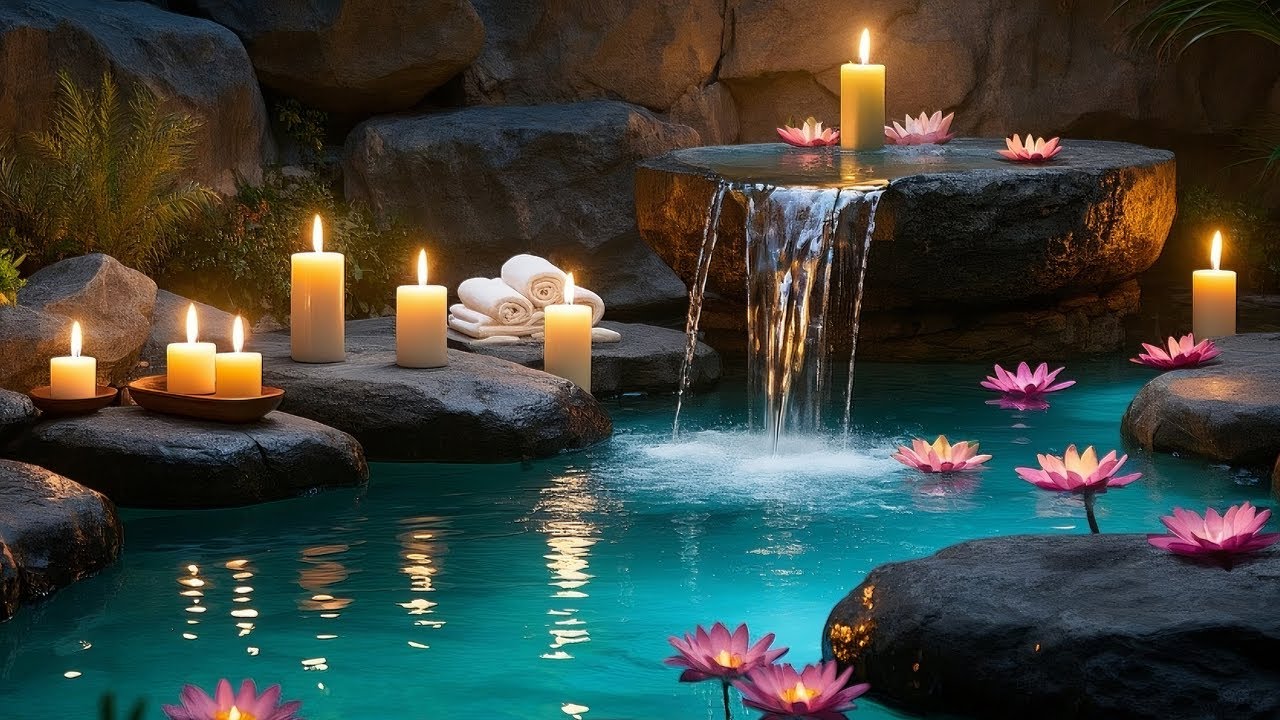 Beautiful Spa Piano Relaxation 🎹 Soothing Spa & Sleep Music with Bird ...