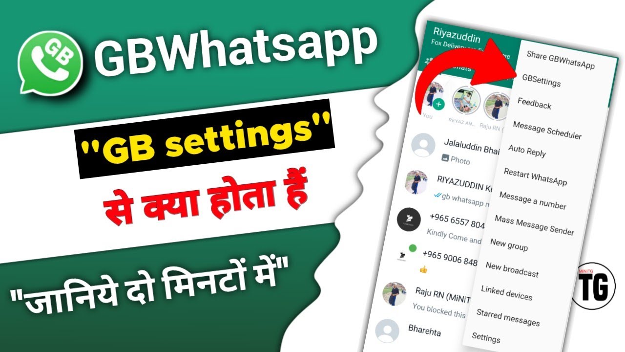 what is GB settings in gb whatsapp | gb whatsapp home screen photo ...