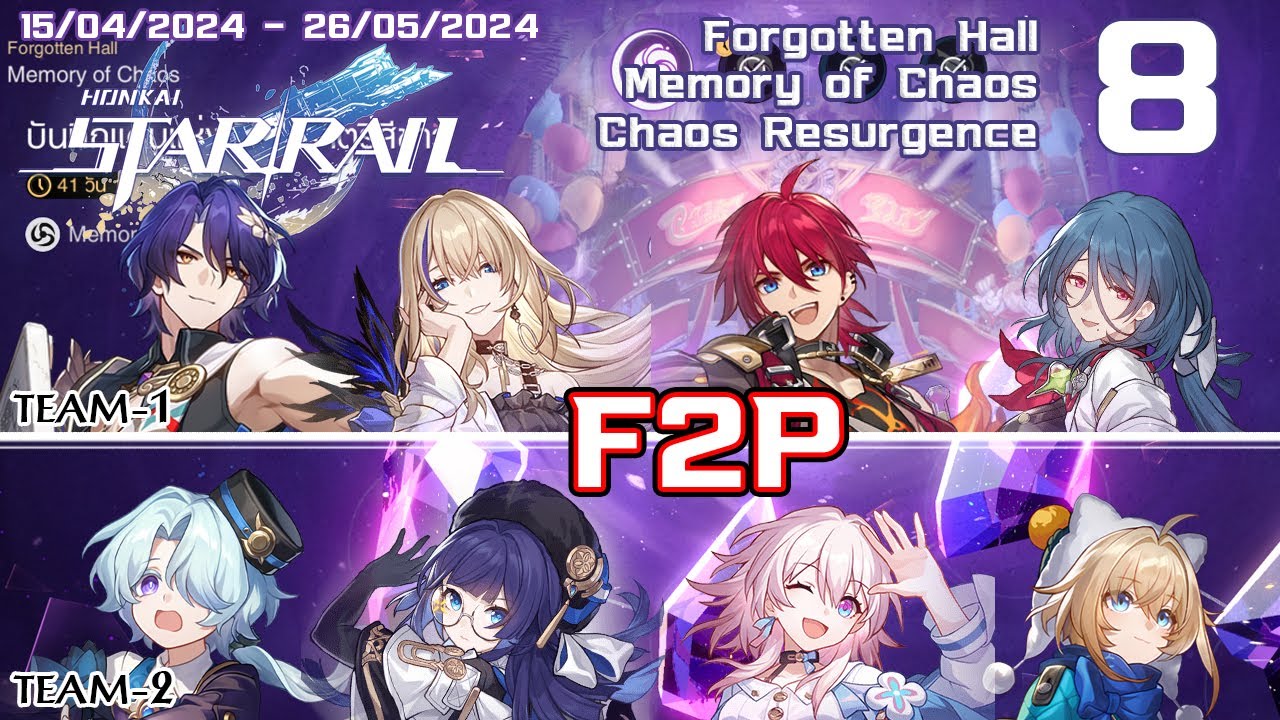 Memory of Chaos 8 - F2P - Dr.Ratio + Misha - Chaos Resurgence - YouTube