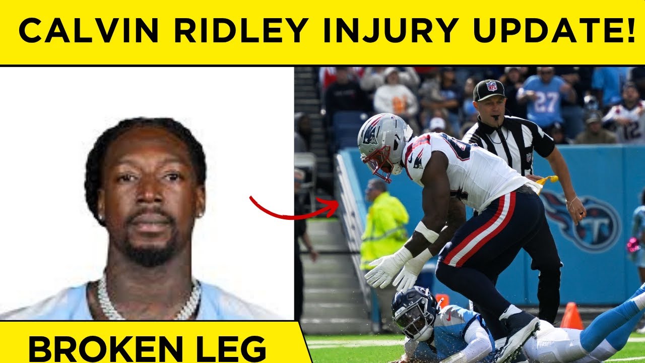 Calvin Ridley Injury Update Today | Titans Star Done with Broken Leg ...