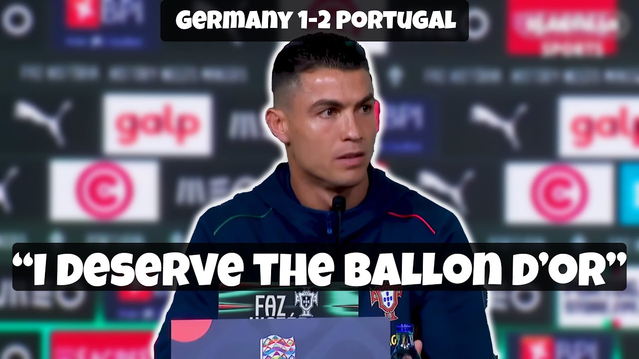"I am the best play ever" - Cristiano Ronaldo Post Match Interview ...