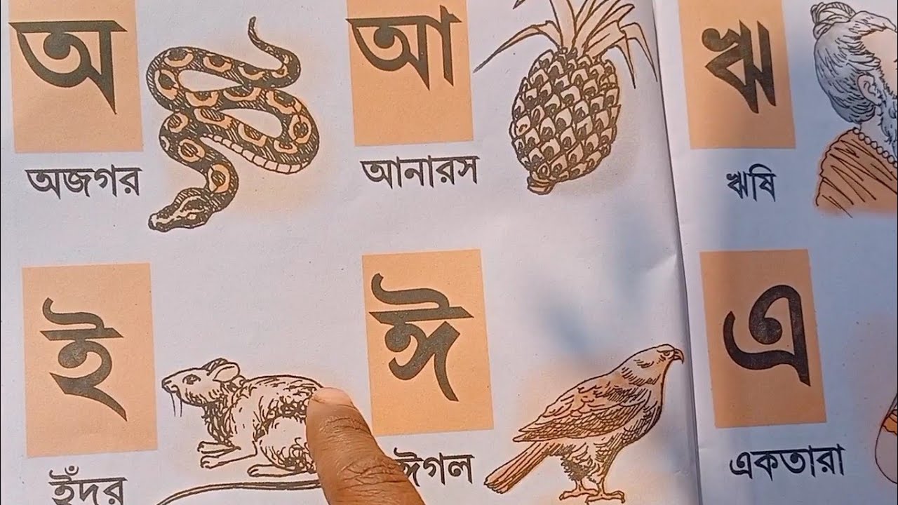 সরোবর্ণ বাংলা বর্ণ মালা Soroborno banjon borno অ আ ই ঈ উ ঊ , ক খ গ ঘ ঙ ...