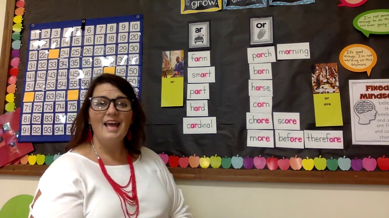 Phonics - Bossy R -ar, -or, -ore - YouTube
