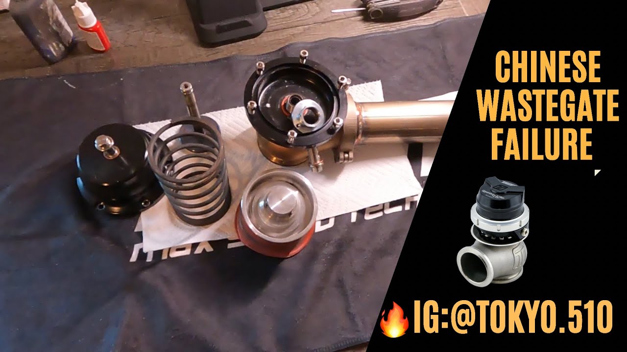 24psi stock block b20 wastegate failure. - YouTube