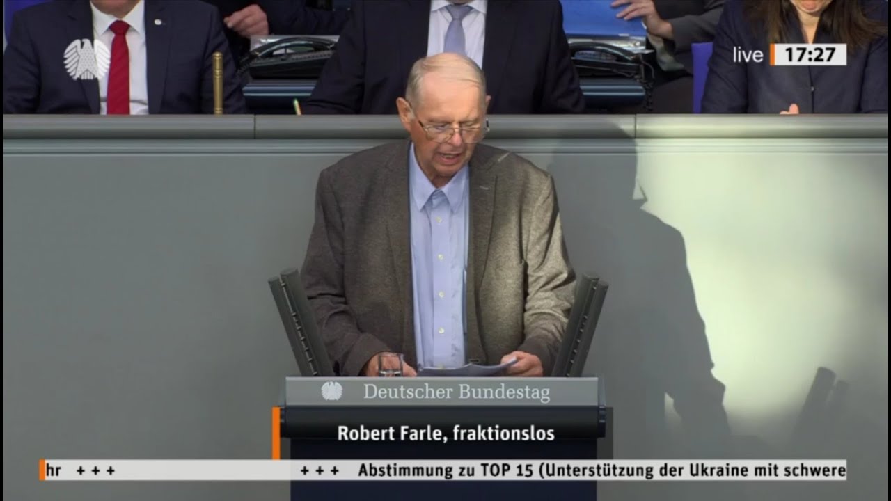 AKTUELL : REDE ROBERT FARLE ( FRAKTIONSFREI ) AM 22.SEPTEMBER IM ...