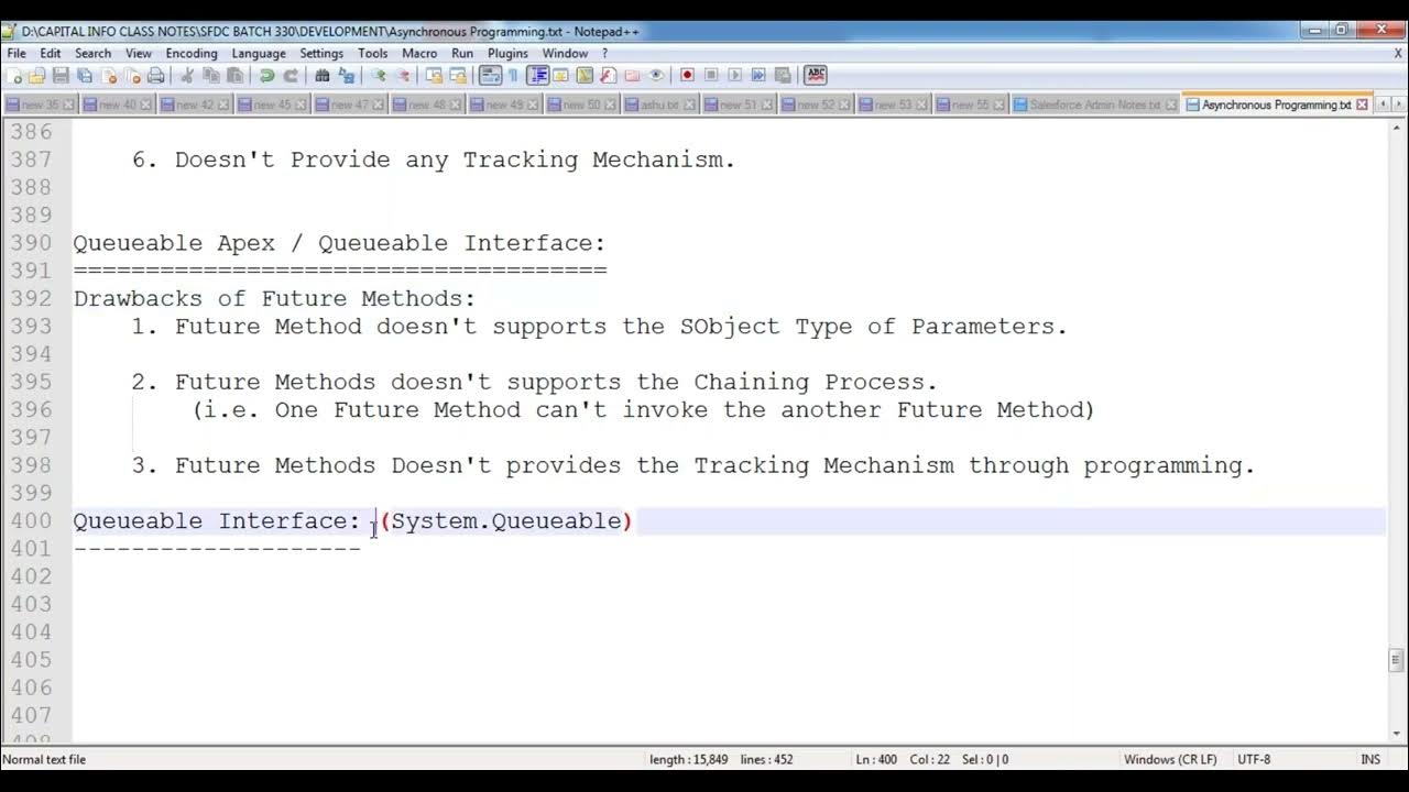 Session 47 Queuable Interface Apex - YouTube