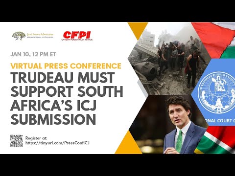 Press Conference: Statement Calling on Canada to Support Gaza Genocide ...