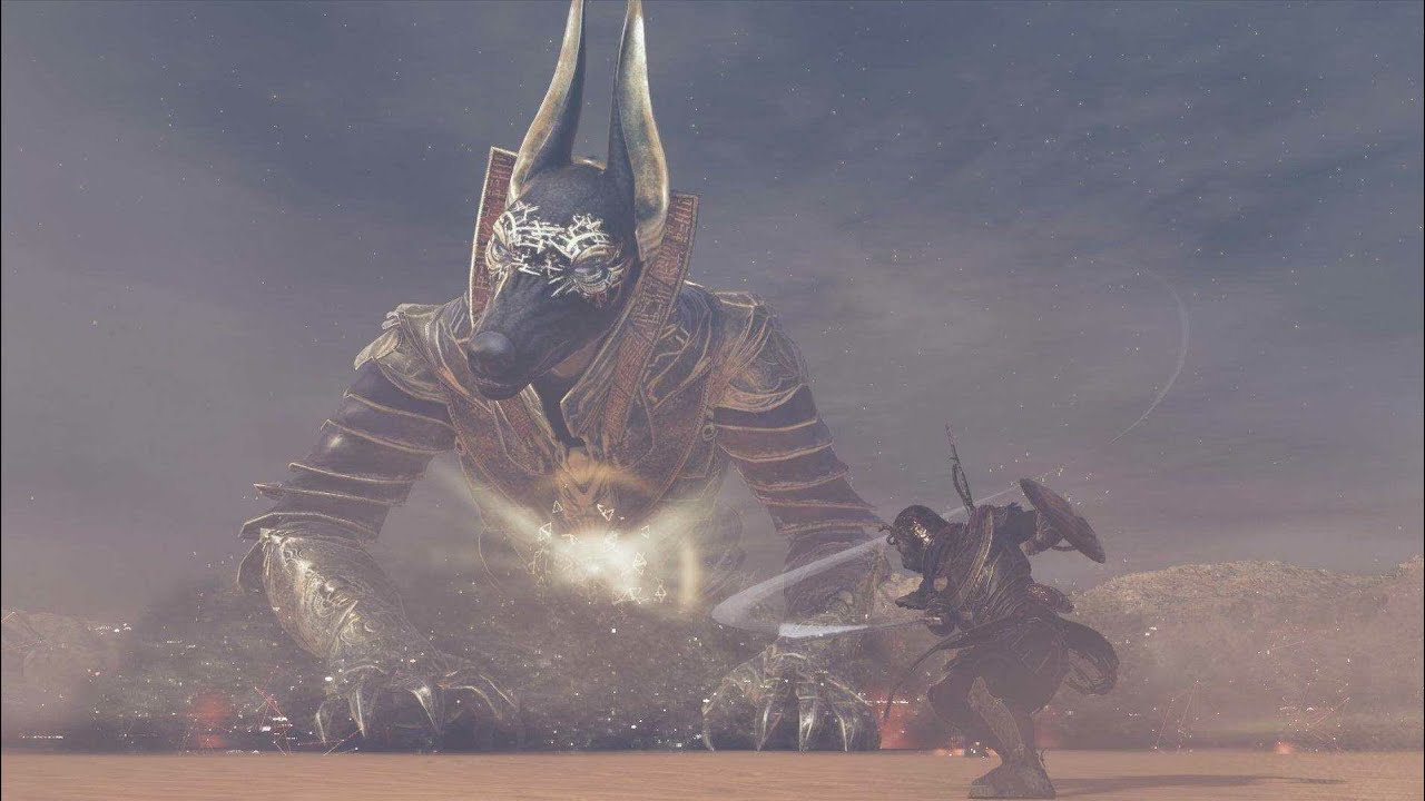 Assassin's Creed Origins: Fighting Anubis! - YouTube