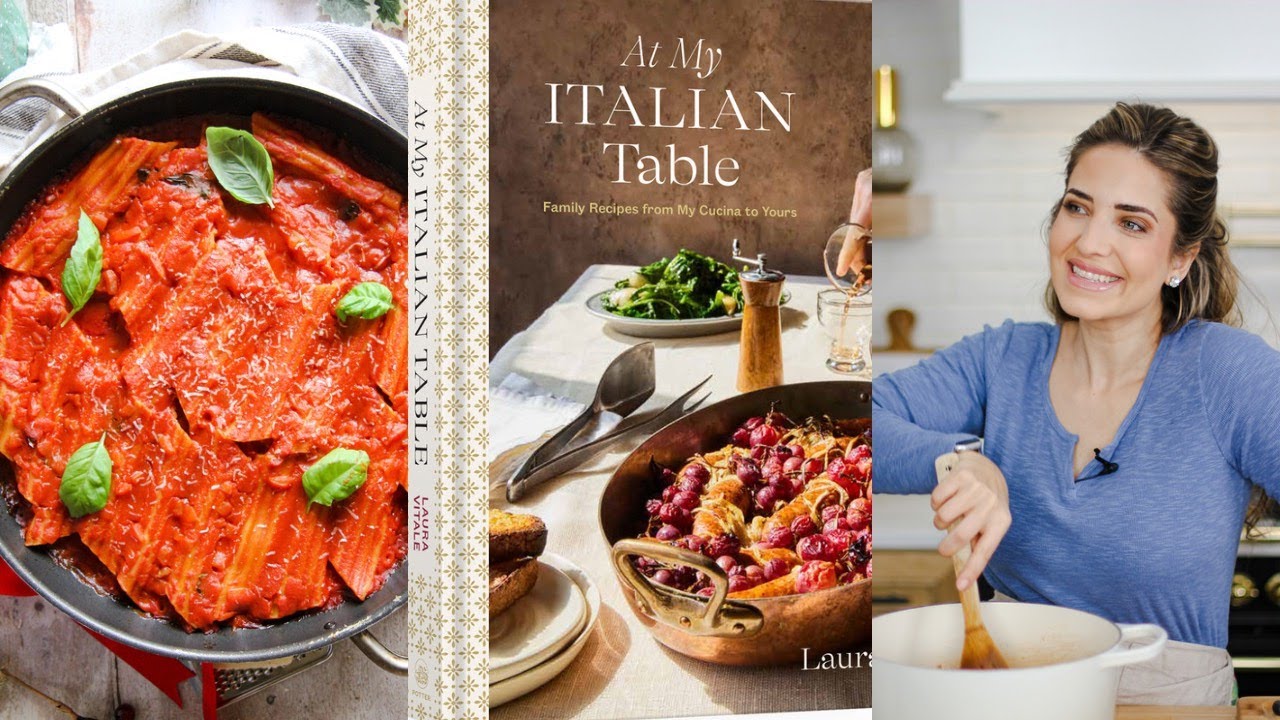 LIVE: At My Italian Table - Cookbook Preview! - YouTube
