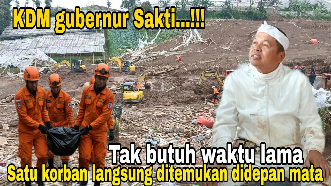 KDM Gubernur Sakti‼️hanya dengan waktu 10 menit rumah hilang di telan ...