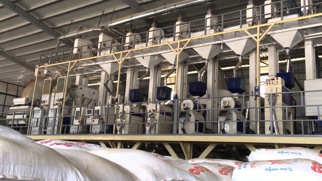 RICE GRADER OF SATAKE MODEL - YouTube