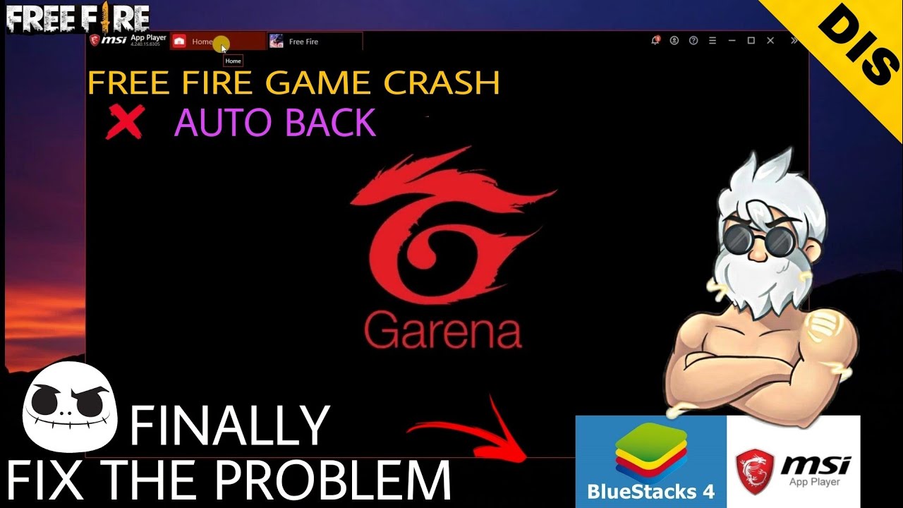 How to fix auto back problem in free fire |Free Fire crash problem fix ...