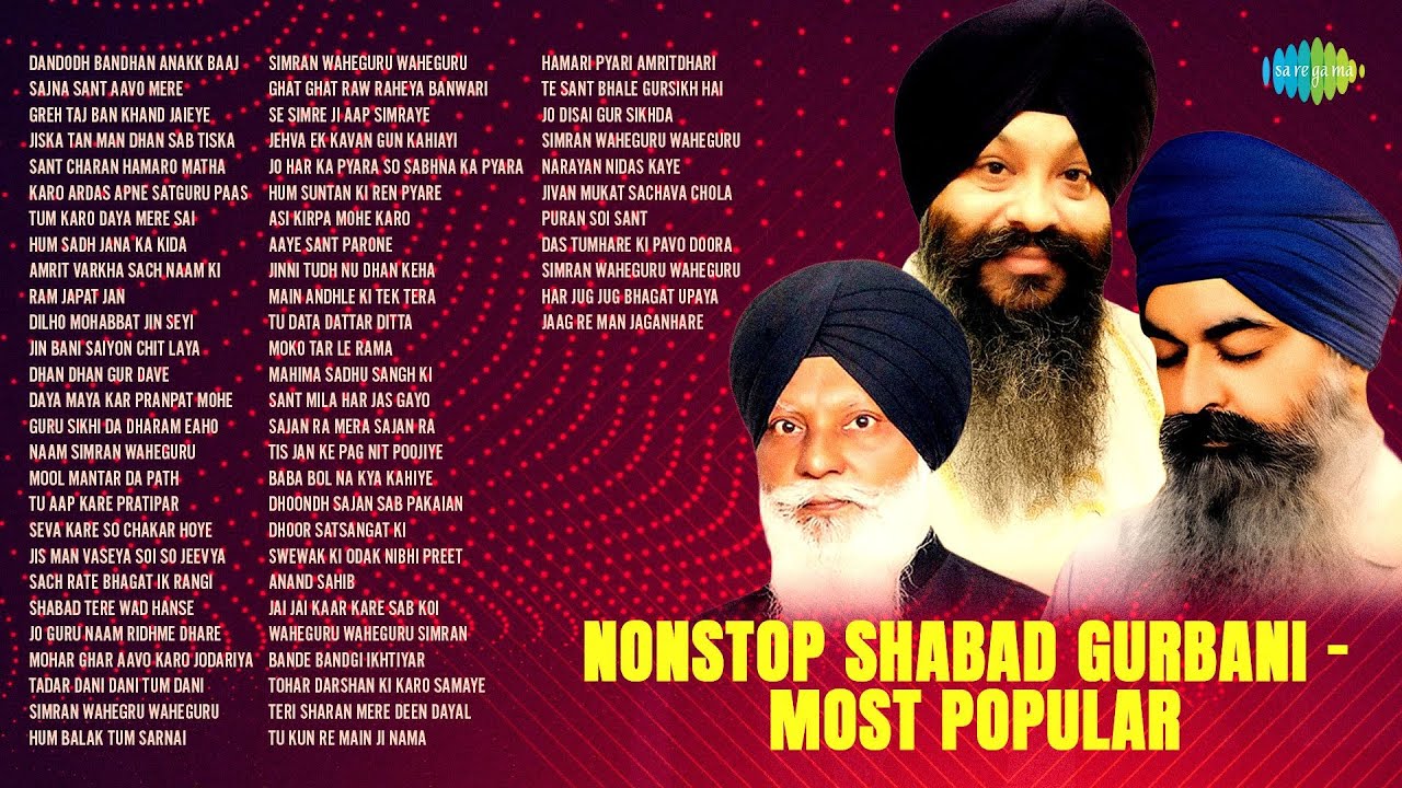Nonstop Shabad Gurbani - Most Popular | Gurbani Shabad | Gurbani Kirtan ...