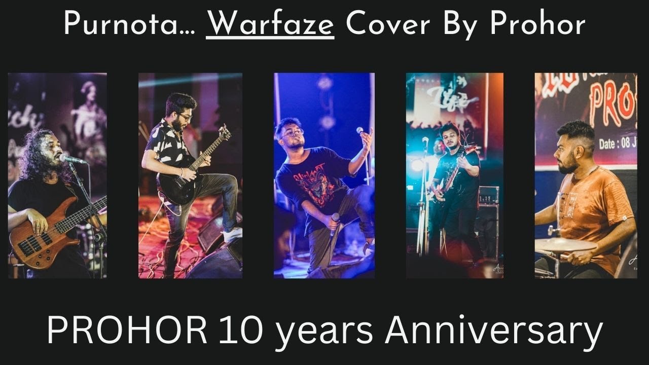 Warfaze - Purnota | Cover Song | Prohor | PROHOR 10 years Anniversary ...