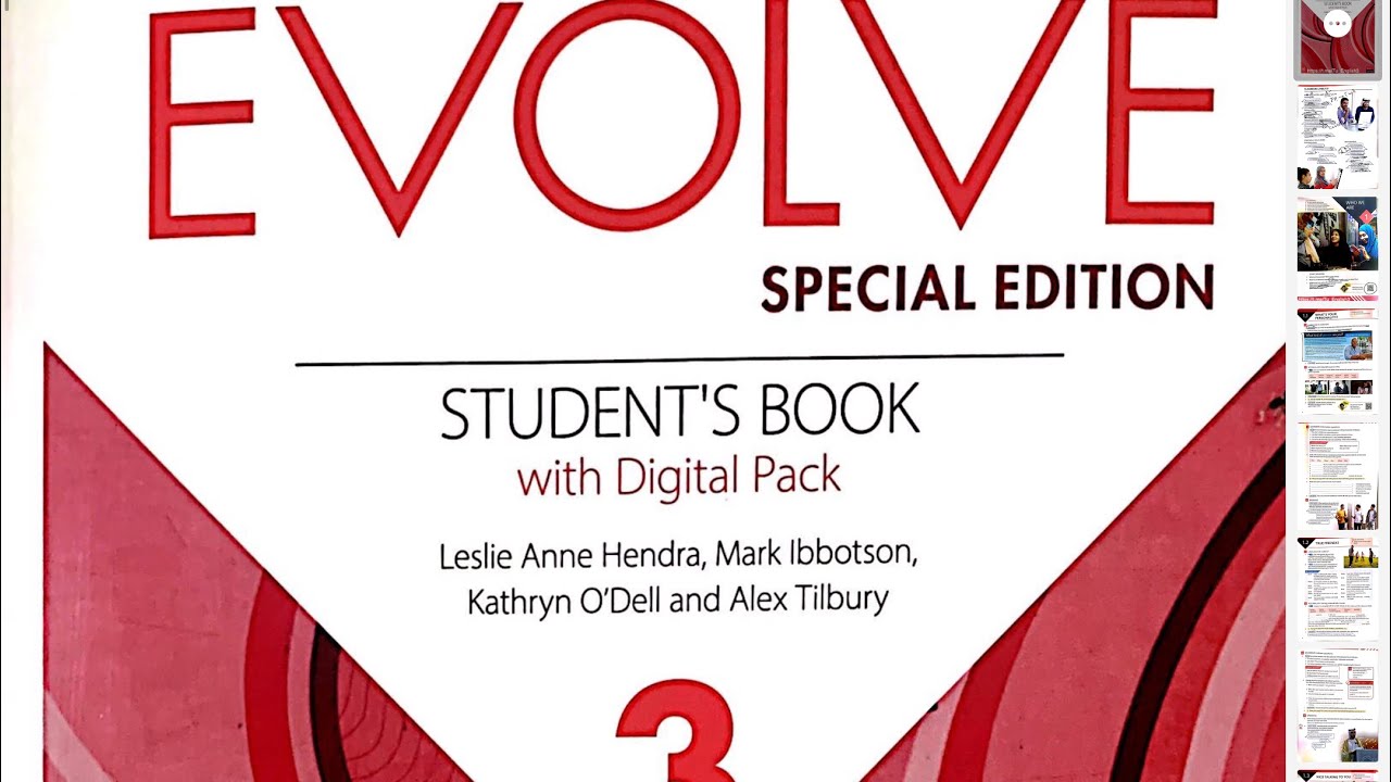 شرح كتاب evolve 3 الدرس الثالث - YouTube