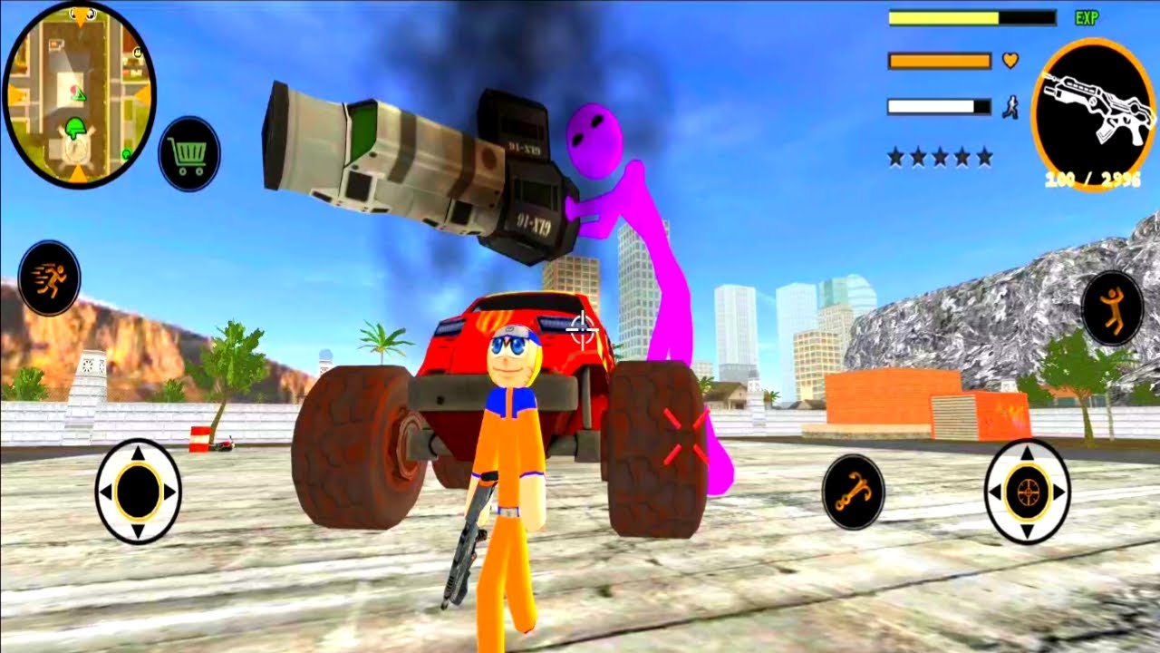 Fighting Crime In The World Of Naruto Ninja Police Stickman Rope Hero ...