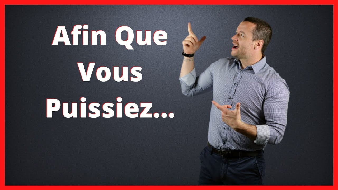 Afin que vous puissiez - YouTube