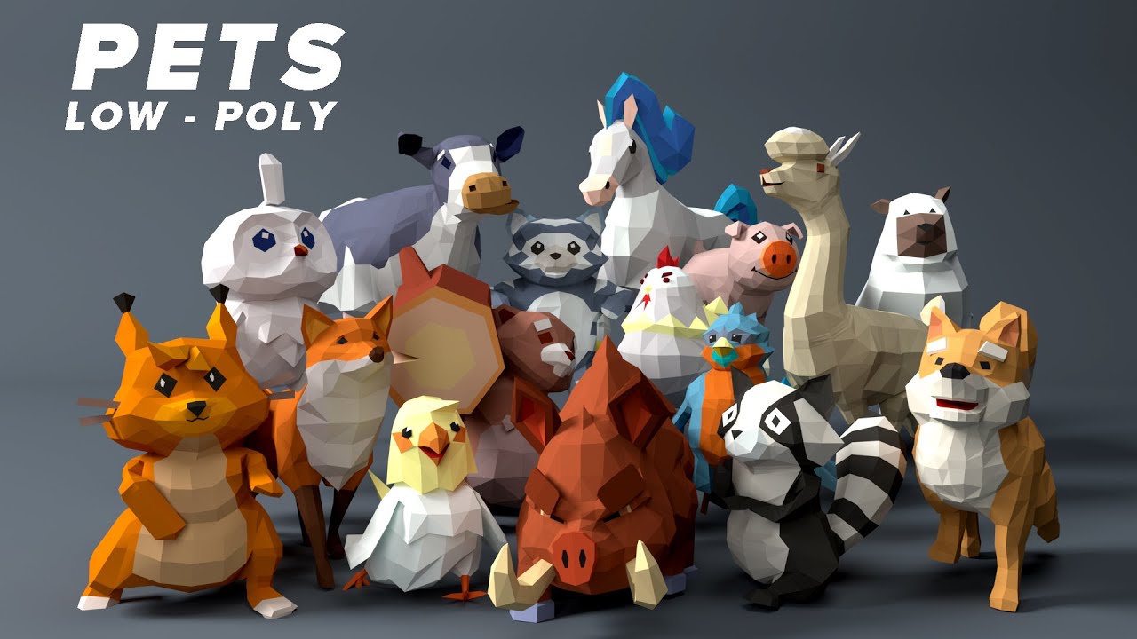 Pack Pets / Animal / Zoo / Loop Animations - YouTube