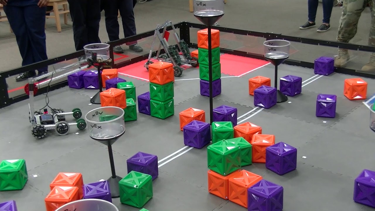 John L. LeFlores High School JROTC Robotic Competition - YouTube