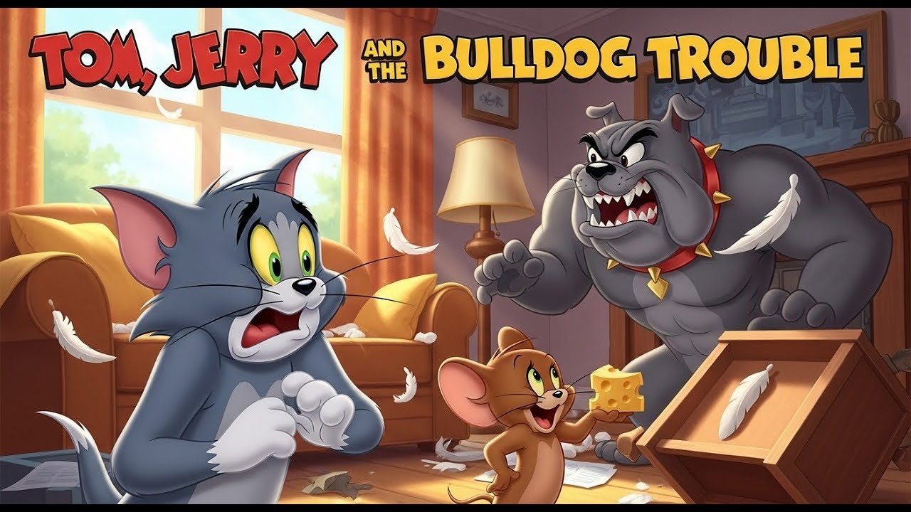 Tom, Jerry, and the Bulldog Trouble | Kids Story In English - YouTube