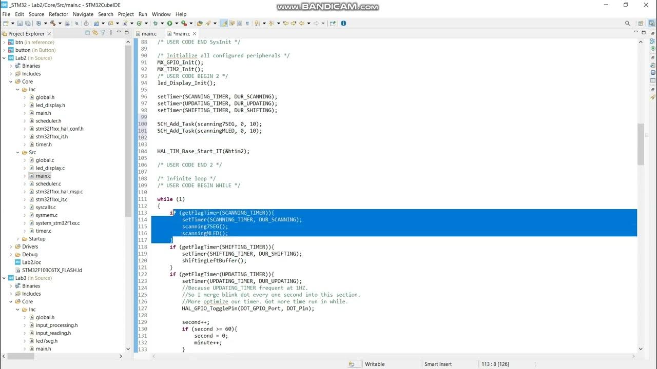 LAB4 - STM32 - Scheduler 2 - YouTube