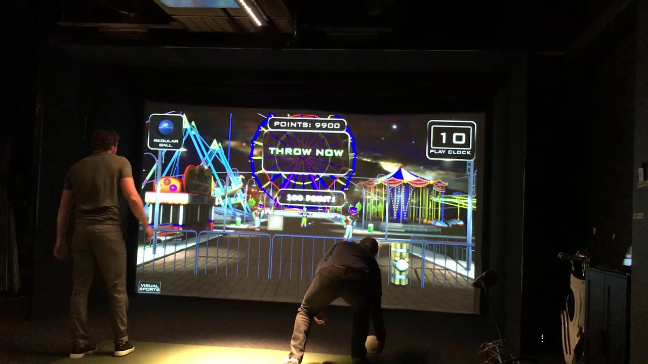 Zombie Dodgeball at Harrisburg Golf Simulator - YouTube