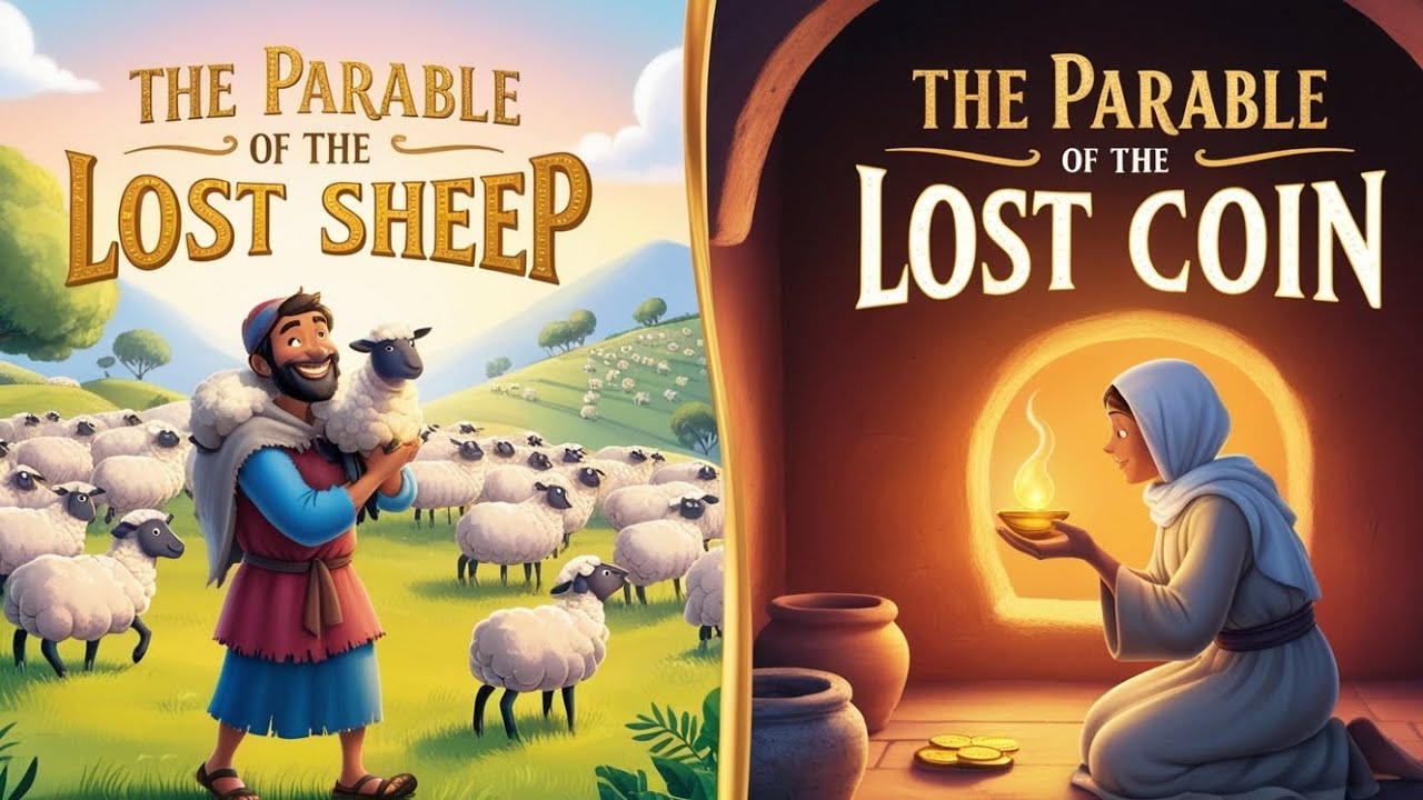 The Parables of Lost Sheep and the Lost Coin |Parables of Jesus |Bible ...