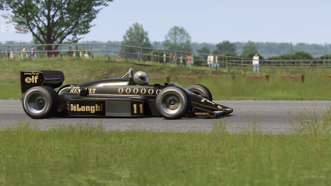 Assetto Corsa Silverstone Historic Lotus 98T ...In Glorious 4K - YouTube